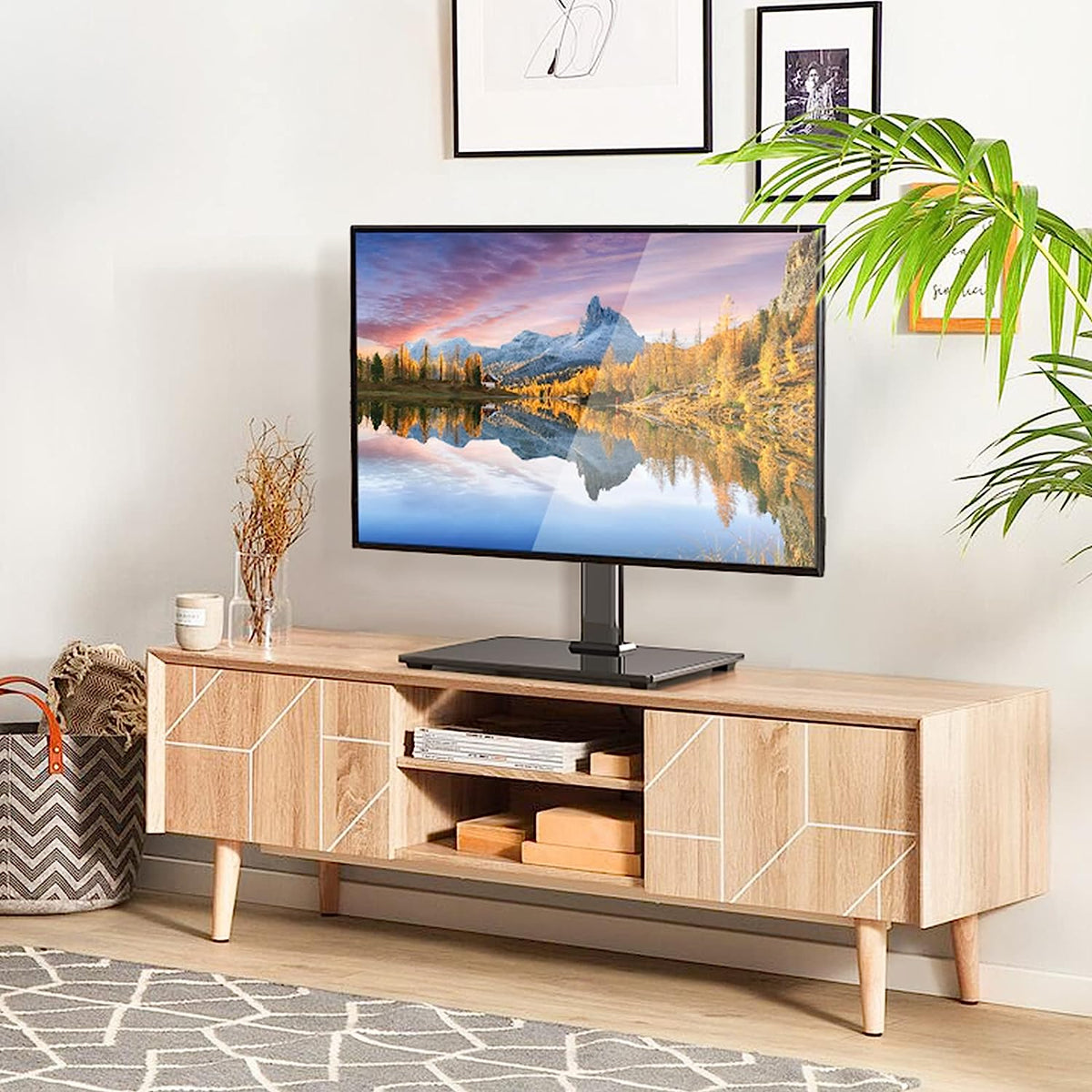 Fixed Tabletop TV Stand For 32" to 55" TVs – Perlegear UK